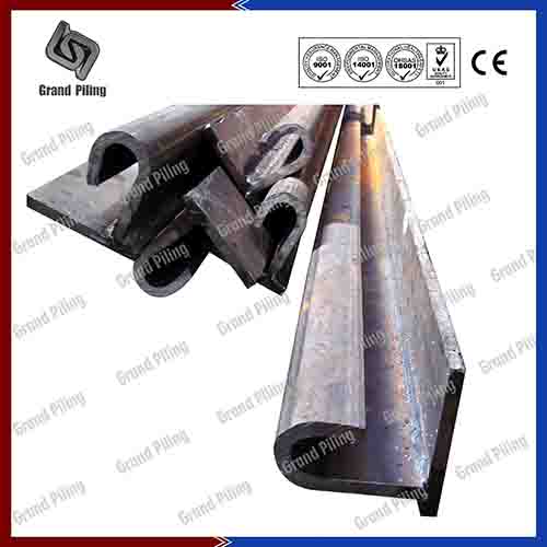 sheet pile corner sections, Clutch bars, corner piles, connectors ...